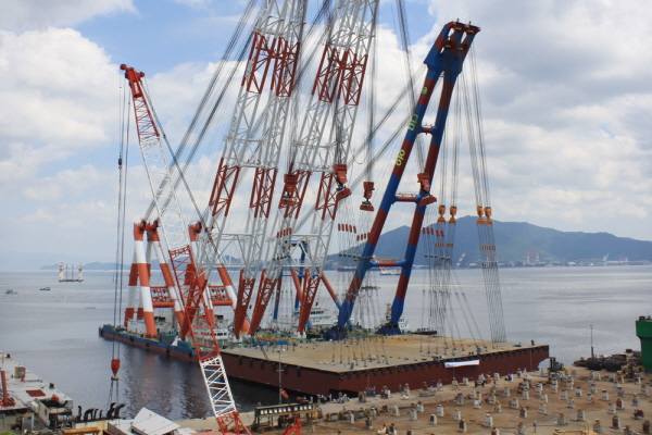 오리엔탈정공, Caisson Floating Dock 진수