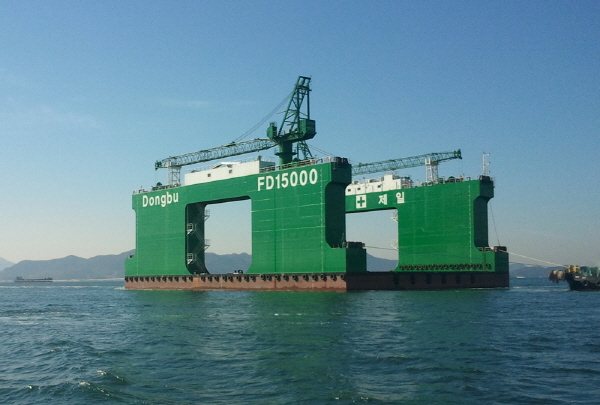 오리엔탈정공, Caisson Floating Dock 인도